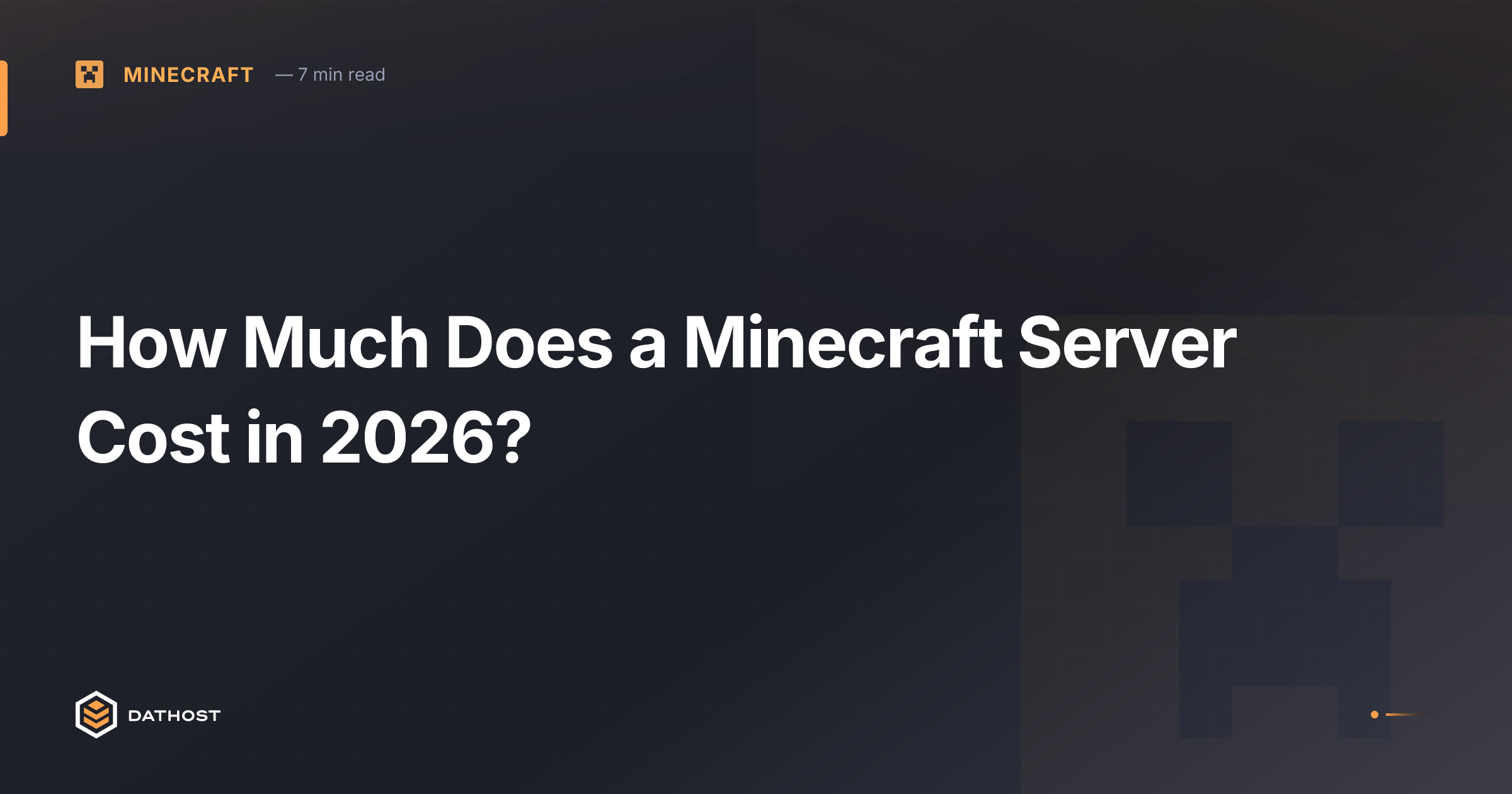 How Much Does a Minecraft Server Cost in 2026?